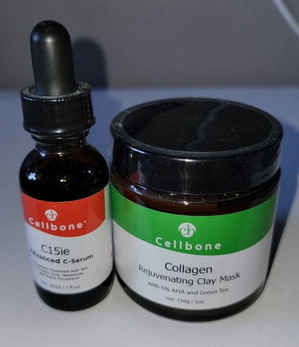 Lot CELLBONE Advanced Technology SKIN CARE Collagen MASK Anti-Aging SERUM C15 | eBay