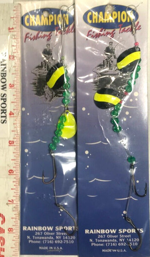 2 CHAMPION WIRE WORM HARNESS #3 COLORADO BLACK/Fl. YELLOW stripe 2 ...