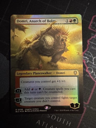 NM Foil Domri, Anarch of Bolas, Bloomburrow Commander, Magic the ...