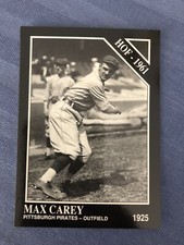Max Carey Baseball Trading Card Database