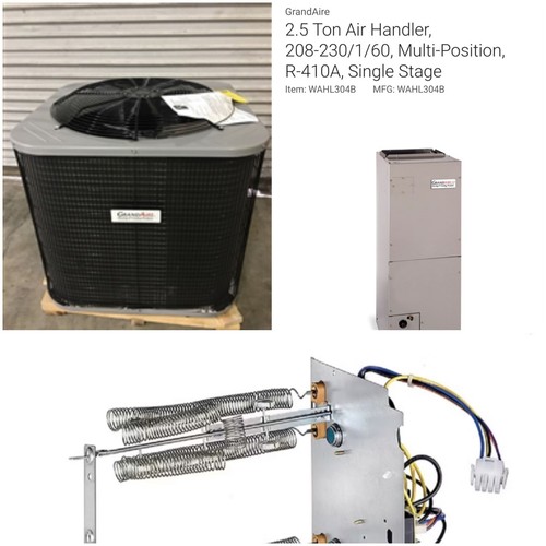 GrandAire 2.5 ton Split AC system | eBay