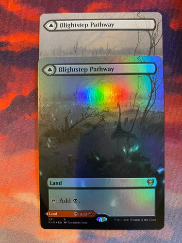 MTG Kaldheim Blightstep Pathway Borderless x 2, One Foil | eBay
