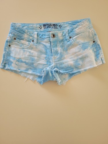 MOSSIMO junior women girls cut off denim jean Short 7 beach surf casual ...