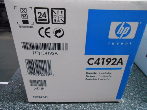 HEWLITT PACKARD HP C4192A 4500-4550 COLOR LASERJET CYAN/BLUE TONER ...