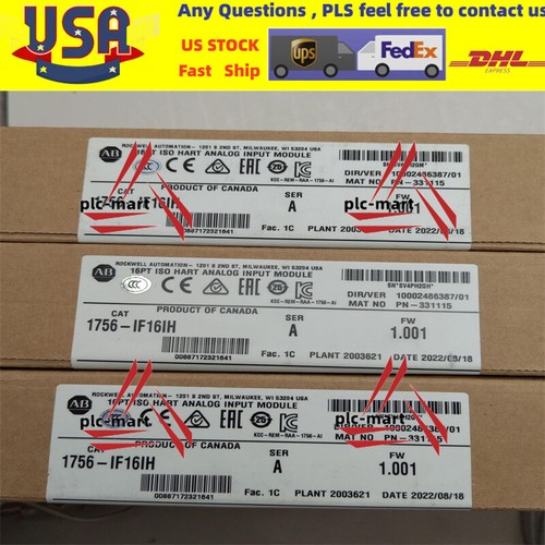 1PC NEW Sealed Allen-Bradley 1756-IF16IH 1 year warranty Free shipping ...