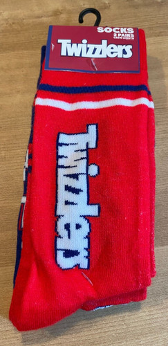 2 Pair Twizzlers Candy Crew Socks, Men's Shoe Size 8-12 New | eBay