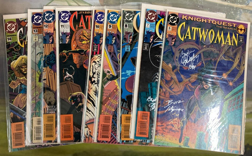 Catwoman #6-14 Signed Jo Duffy, Buzz Setzer, Jim Balent - Knightquest ...