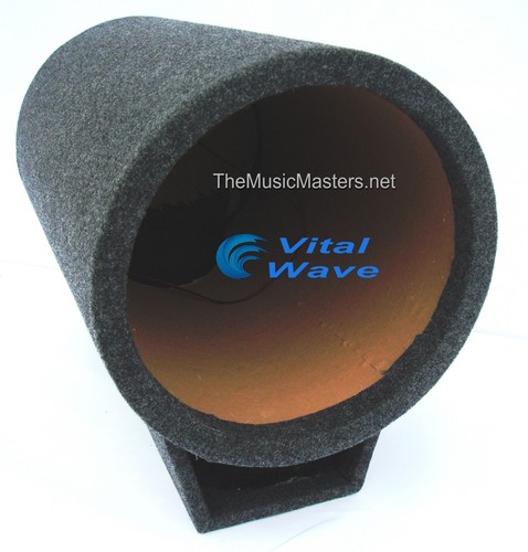 12" inch EMPTY Torpedo TURBO BASS TUBE Sub Woofer HQ Car Audio Speaker ...