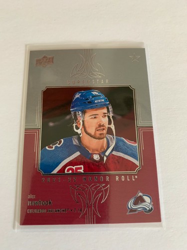 Alex Newhook 21-22 Honor Roll hr-30 rookie Colorado Avalanche | eBay