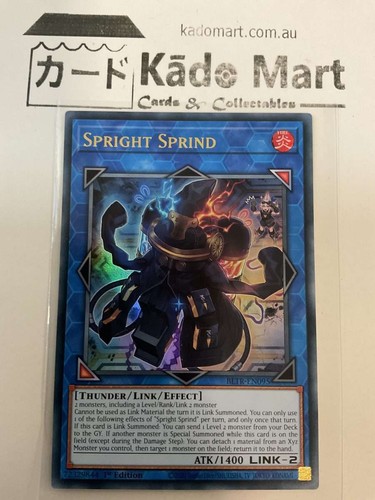 Spright Sprind BLTR-EN095 Ultra Rare 1st Edition YuGiOh TCG Card | eBay