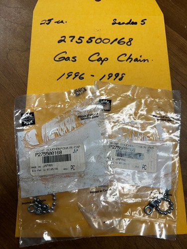 NIB NOS OEM Bombardier Seadoo Fuel Gas Cap Chain 275500168 LOT OF 2 | eBay