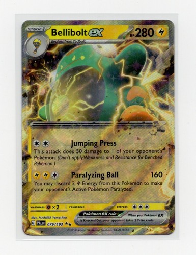 2023 Bellibolt EX 079/193 Holo Double Rare - Pokemon TCG Paldea Evolved ...