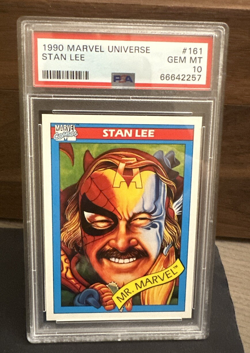 Stan Lee 1990 Impel Marvel Universe #161 Base PSA 10 Price Guide ...