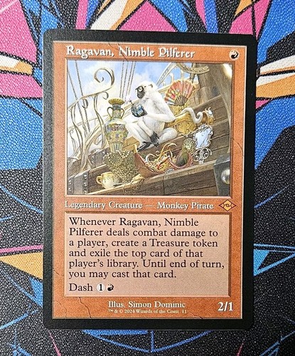 Ragavan, Nimble Pilferer NM Retro Frame MTG Modern Horizons 2 Unplayed ...