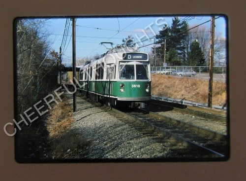 Original '86 Kodachrome Slide MBTA Boston Transit 3618 Trolley 34X8 | eBay