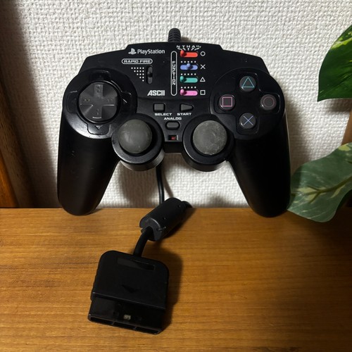 Sony PS1 PlayStation ASCII Pad V3 Black Japan Import Controller | eBay