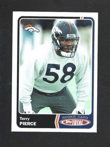 2003 Topps Total #455 Terry Pierce RC, Kansas State Wildcats | eBay