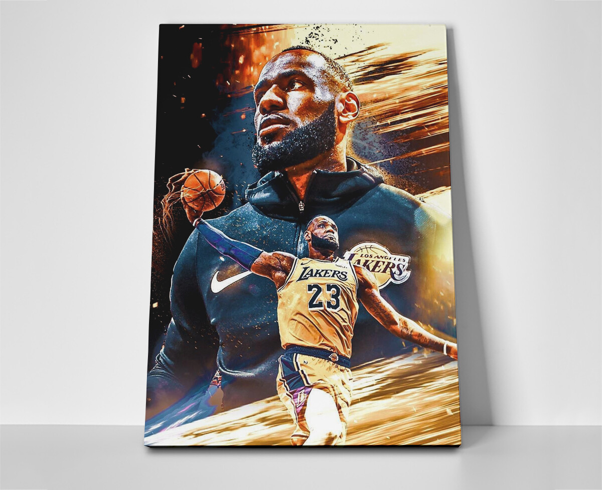 Lebron James Robot Poster or Canvas | eBay