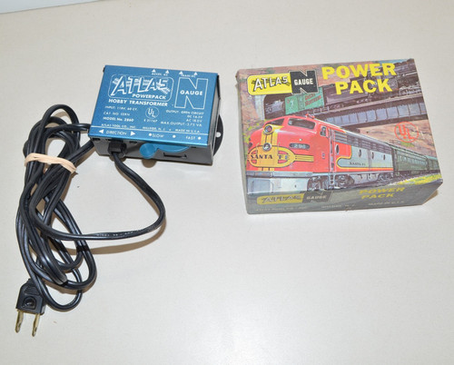 Vintage ATLAS N GAUGE POWER PACK With Box Very Nice Toy Train ...