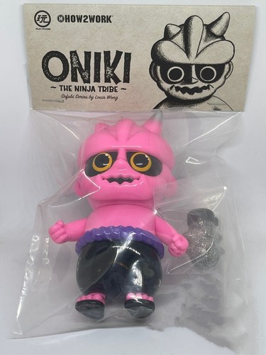 HOW2WORK PLAY STUDIO ONIKI Pink Limited Edition VINYL Figures Toys ...