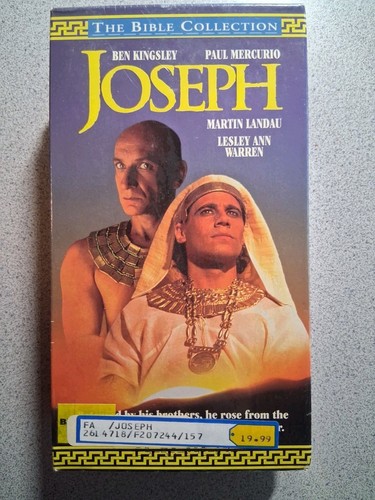 Joseph VHS 2 Tape Box Set Ben Kingsley The Bible Collection New Factory ...