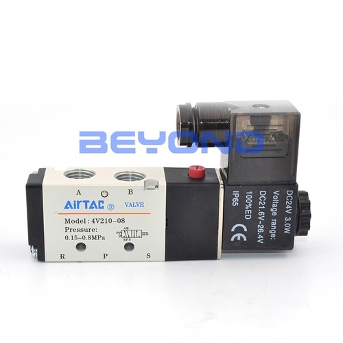 1PC NEW FOR Airtac Solenoid valve 4V210-08B DC24V | eBay