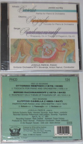 CASELLA: Partita for Piano+Orch., RESPIGHI Toccata, RACHMANINOFF ...