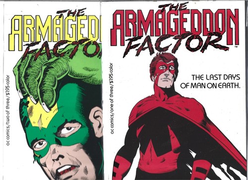 THE ARMAGEDDON FACTOR NEAR SET / LOT OF 2 #1 #2 (FN/VF) COPPER AGE ...