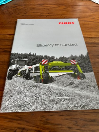 Claas Disco Trailed Disc Mowers Brochure FCCA24 | eBay