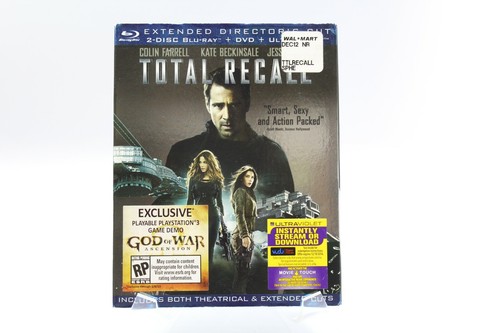 Total Recall w Slipcover - Blu-Ray DVD - 2012 - Used - Cleaned & Tested ...