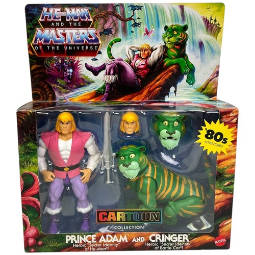 Masters of the Universe Origins Prince Adam Cringer Cartoon Figure ...