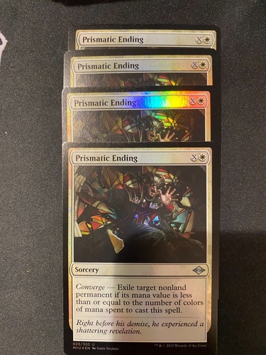 MTG Modern Horizons 2 Prismatic Ending Foil x 4 | eBay