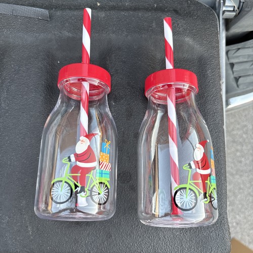Target Wondershop Christmas 2024 Tumbler with Straw Set Santa Set/2 NEW ...