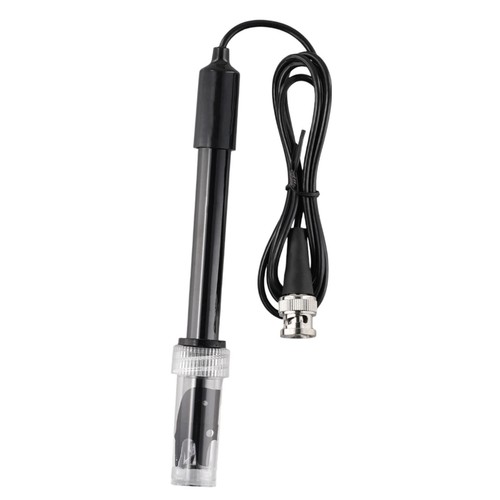 PH Electrode Probe 0-80°C BNC Connector Black High Sensitivity PC ...