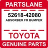 5261842080 Genuine Toyota ABSORBER FR BUMPER 52618-42080 | eBay