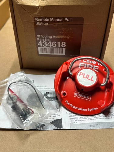 ANSUL Remote Manual Pull Station Red 434618 for sale online | eBay
