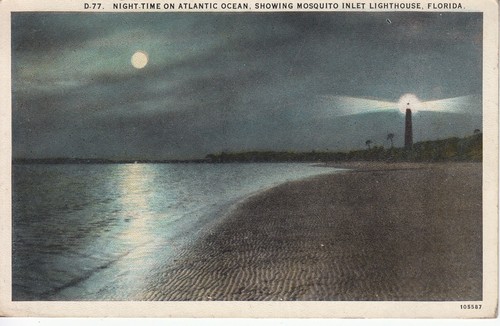Florida - Mosquito Inlet Lighthouse - Vintage Postcard | eBay