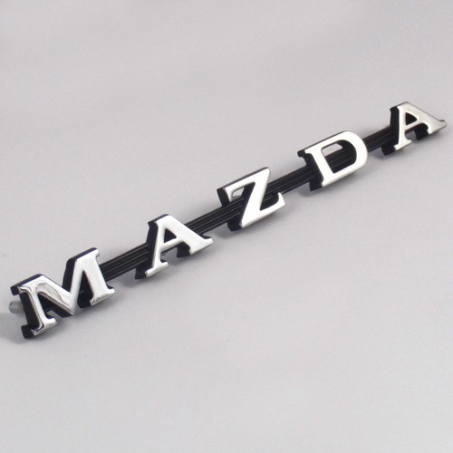 MAZDA , R100 metal Boot Badge chrome, New, for Rotary 1200 1300 10A ...