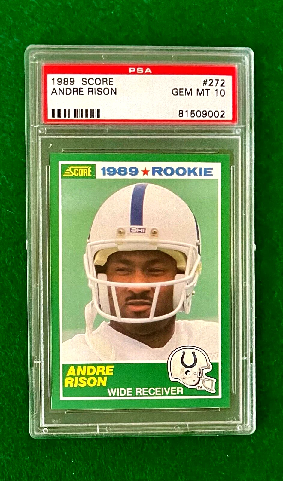 Andre Rison 1989 Score #272 Base PSA 10 Price Guide - Sports Card Investor