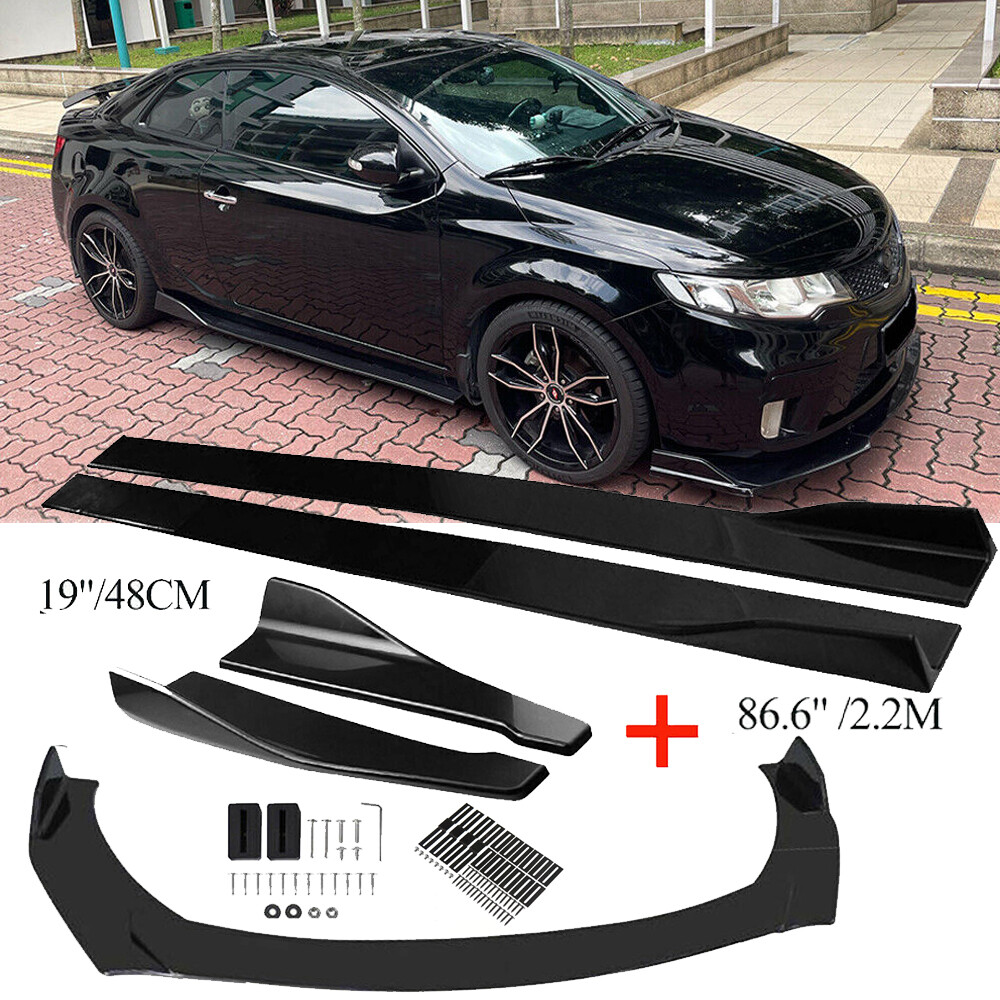 2017-2024 Forte Accessories Carbon Fiber Look Side Skirts For Kia Forte ...