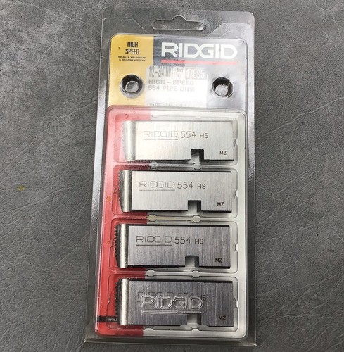 RIDGID 47895 Pipe Dies 554 1/2-3/4 NPT HS for sale online | eBay