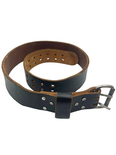 Vintage Altus USA Premium Weight Lifting Brown Leather Belt Size X ...