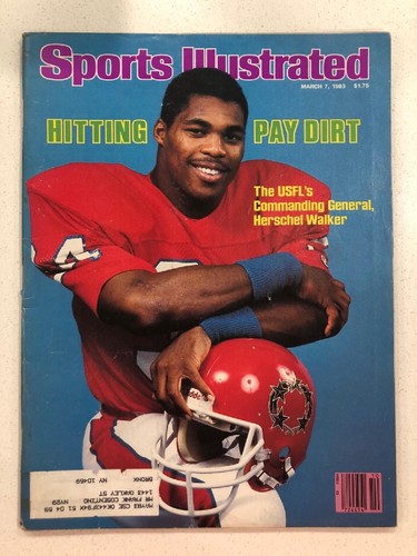 Herschel Walker Sports Illustrated, March 7, 1983 | eBay