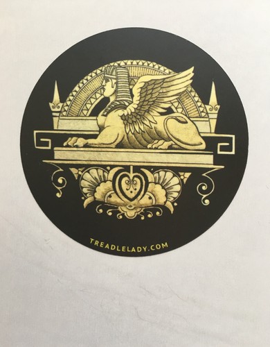 Singer sewing machine Sphinx decal Vinyl Sticker 3 inches round | eBay