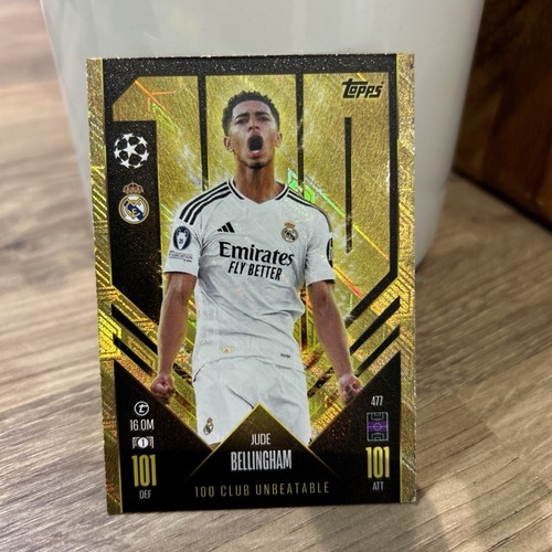 100 Club Unbeatable 101 - #477 - Jude Bellingham - Match Attax 2024/25 ...