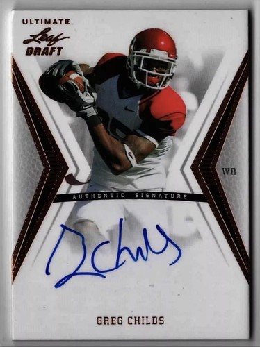 2012 Leaf Greg Childs Rookie Autograph Card | eBay