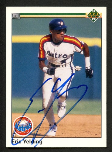 Eric Yelding #427 signed autograph auto 1990 Upper Deck Baseball Card ...