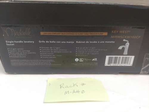 Mirabelle Key West Bath Faucet MIRWSCKW100CP Polished Chrome Free ...