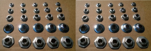 50 NEW EMBLEM/TRIM RETAINERS! FITS FORD MUSTANG THUNDERBIRD BRONCO ...