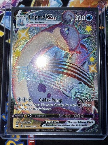 Pokemon TCG Shining fates Lapras Vmax Card Sv111 Mint* | eBay